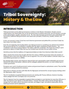 Tribal Sovereignty